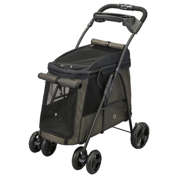 メーカー：ジェックス ＧＥＸ　わんわんカート　中型犬用　モスグリーン　4972547927965　57623　犬　イヌ　犬用品　成犬　高齢犬　シニア　シニア犬　老犬　中型犬　中型　カート　ペットカート　おでかけ　お出かけ　お出かけ用品　病院...