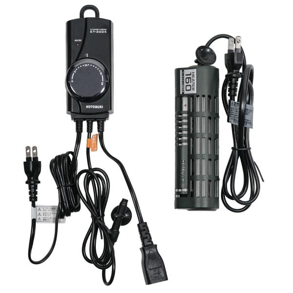 メーカー：コトブキ コトブキ工芸　シグナルヒートセット　１６０Ｗ　〜６０ｃｍ水槽用　ヒーター＋サーモスタット　アクアリウム　熱帯魚　アクアリウム用品　アクア　アクア用品　4972814572447　ヒーター　６４Ｌ以下　６０ｃｍ以下　水槽用...