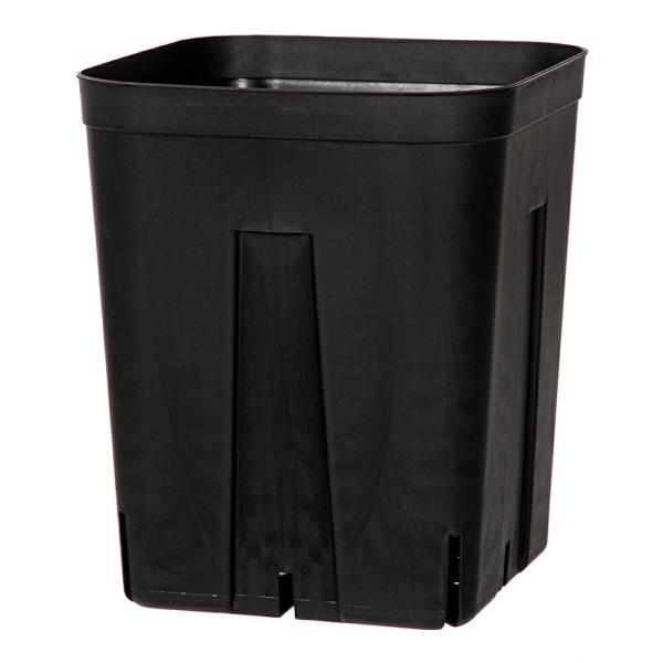 メーカー：ニッポリ スリット鉢　プレステラ　１８０型　黒　深型　スリット鉢　ガーデニング　ガーデニング用品　園芸　園芸用品　鉢　ポット　苗ポット　育苗　プラ鉢　プラステ　スリッド　スリット　プラポット　黒　硬め　プラスチック　多肉植物　多肉...