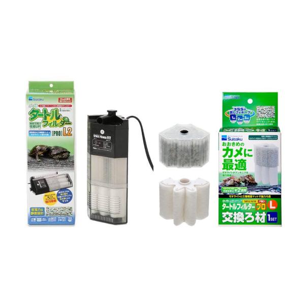 メーカー：水作 亀　爬虫類　水中ヒーター　フィルター　パワーヘッド式　水中フィルター　水作フィルター[ＰＲＯ]Ｌ２　4974105030148　浄化　浄水器　濾過　水　メンテナンス　かめ　カメ　水棲カメ　屋内　屋内飼い　室内　飼育　ミズガメ...