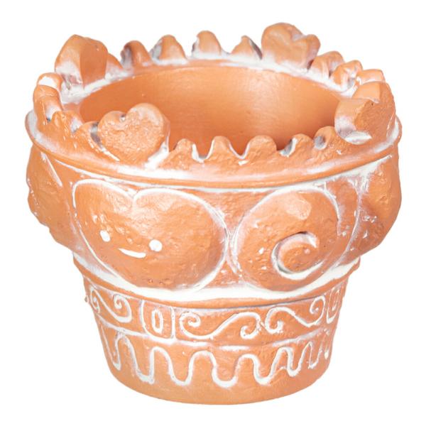 メーカー：ケーイーアイ littleregin　鉢カバー　鉢　植木鉢　ガーデニング用品　resinpot　4530254167779　リトルレジンポット　火焔型土器　１号ポット用　プラスチック　鉢植え　ポット　園芸　園芸用品　園芸資材　花　...