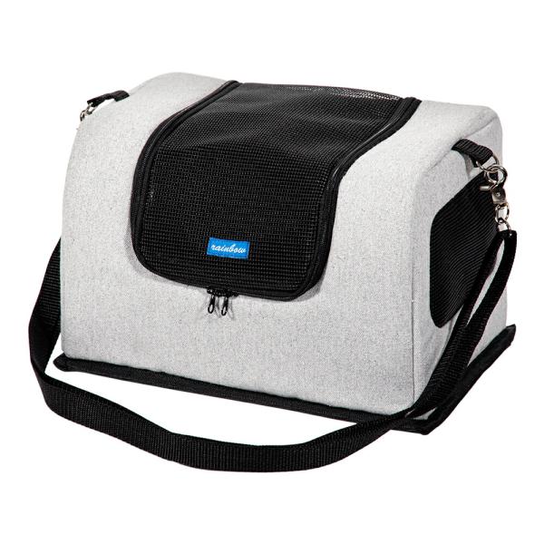 メーカー：Rainbow 小動物　小動物用品　レインボー　ミニアニマルキャリー（キャンバス）　Ｌ　4589462736796　kak　minimalcarry　小動物　ハリネズミ　フェレット　移動　通院　キャリー　ウサギ　チンチラ　防災　震...