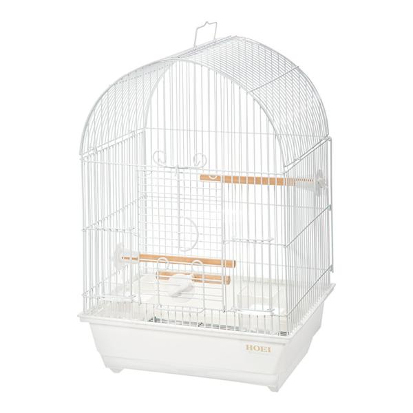 メーカー：ＨＯＥＩ minimalcages　cage　101archps　白　White　ＨＯＥＩ　１０１アーチ手のりＰ　ホワイト　4963067002683　鳥　ケージ　本体　小鳥　文鳥　ブンチョウ　豊栄　豊栄金属　豊栄金属工業　ホウエ...