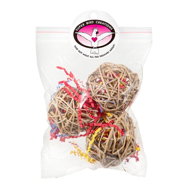 メーカー：ＳＢＣ ＳＢＣ　Ｆｉｅｓｔａ　Ｂａｌｌ　Ｓｔｕｆｆｅｒｓ　３個　鳥　小鳥　おもちゃ　Ｂｉｒｄ　ｔｏｙ　バードトイ　バードトーイ　鳥用おもちゃ　トイ　中型インコ　大型インコ　オウム　中型オウム　大型オウム　ヨウム　20250129　...