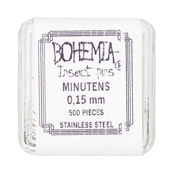 メーカー：六本脚 標本針　BOHEMIA　InsectPins　微針　直径0.15mm　500本入り　長さ12mm　標本用品　標本　昆虫用品　ボヘミア　蝶　針　展翅　チェコ製　海外製　チョウ　チョウチョ　蝶々　ガ　蛾　シジミ　ホリイコシジミ...