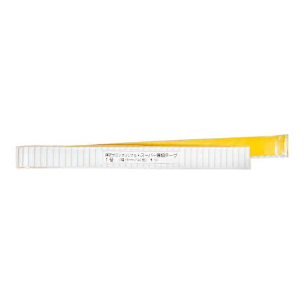メーカー：六本脚 標本用品　蝶研サロンオリジナル　スーパー展翅テープ　１号　幅１６ｍｍ　２０枚入り　展翅　テープ　固定　翅　羽　フィルム　ポリプロピレン　頑丈　鱗粉　静電気　マット加工　小さい　小型　展翅テープ　昆虫　昆虫用品　昆虫標本　k...