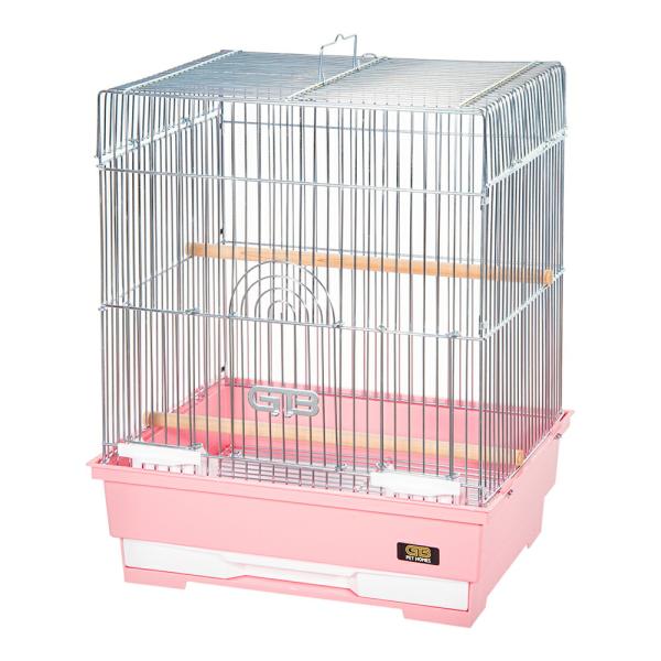 メーカー：ジービー ジービー　鳥かご　３２５−Ｓ　ピンク　インコ　ステンレス　GB　鳥用　鳥籠　鳥篭　篭　籠　かご　カゴ　ケージ　ゲージ　飼育ケージ　飼育ゲージ　飼育カゴ　飼育篭　飼育籠　金網　飼育容器　4963065030961　鳥用品　...