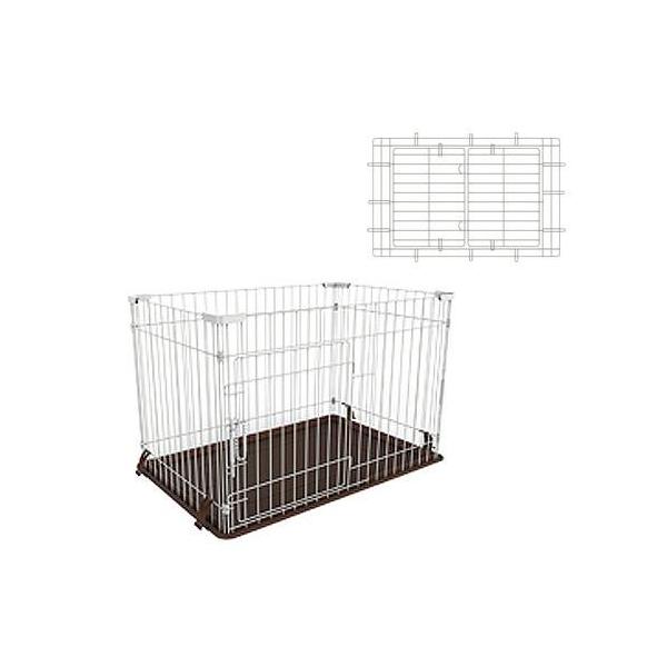 メーカー：マルカン マルカン　ドッグフレンドルーム　天面フェンス付　サークル　ゲート　ケージ　犬小屋　犬用品　ペット用品　犬　イヌ　小型犬用　中型犬用　天面フェンス付き　屋根付き　屋根面付き　おしっこバリア機能付　出し入れ簡単　犬用簡易ケー...