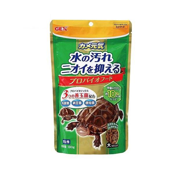 メーカー：ジェックス _hachu　_kame　ＧＥＸ元気　プロバイオフード　１８０ｇ　両生類　餌　水棲ガメ用　えさ　フード　ペットフード　水ガメ用フード　水ガメ専用フード　大スティックタイプ　浮上性　主食　水がめ　３つの善玉菌　ユッカ　消...