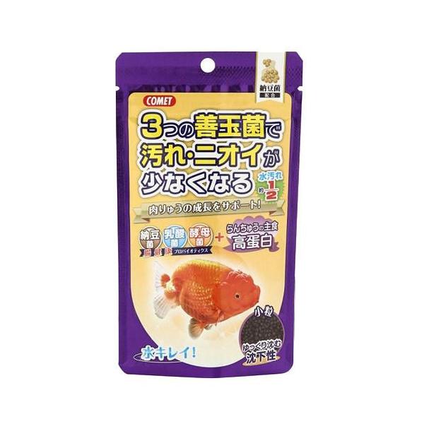 メーカー：イトスイ アクアリウム用品　_aqua　金魚・メダカ　コメット　らんちゅうの主食　納豆菌　沈下　小粒　９０ｇ　4971453055311　アクア用品　らんちゅう　餌　エサ　らんちゅう飼育　キンギョ　金魚　水キレイ　善玉菌　ニオイ　...
