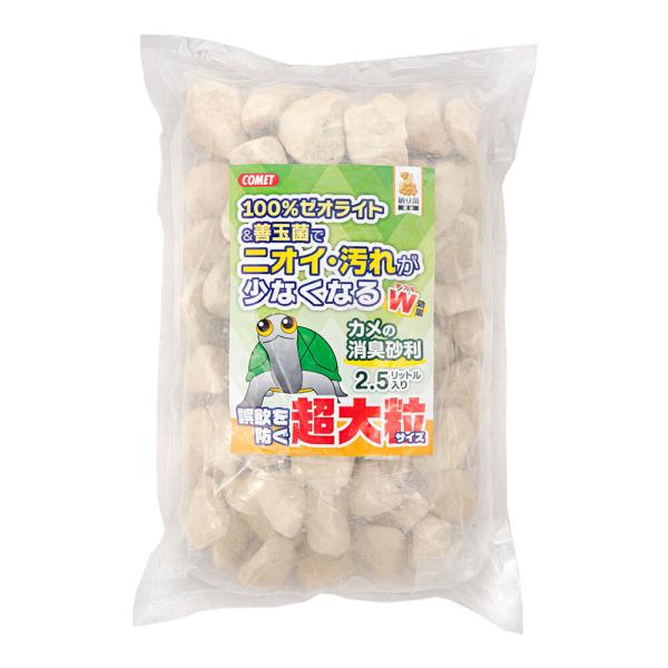 メーカー：イトスイ アクアリウム用品　_aqua　_hachu　_kame　コメットの消臭砂利　超大粒　２．５Ｌ　4971453055052　腸内バランス　排泄物　分解　納豆菌　砂利　ニオイ・汚れ　１００％ゼオライト　消臭　天然国産　無着色...