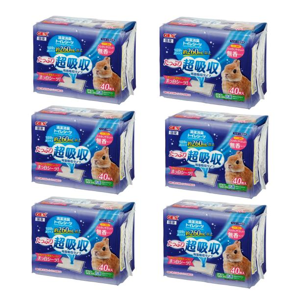 メーカー：ジェックス mlmfkline　gexrabiret　_animal　ＧＥＸ　Ｔｏｐ　Ｂｒｅｅｄｅｒ　清潔消臭トイレシーツ　４０枚入り　小動物　トイレ用品　うさぎ　兎　フェレット　モルモット　チンチラ　デグー　トイレタリー　トイレ...