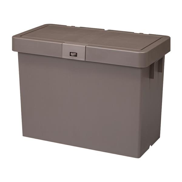 デリバリーボックス　スリム　ミルクティー　５２Ｌ　施錠穴付き　4907556266415　20250902　y25m09　ktym　茶　茶色　ブラウン　ベージュ　日用品　郵便　施錠　配達物　宅配便　荷物受け　ポリプロピレン　DELIVERY...