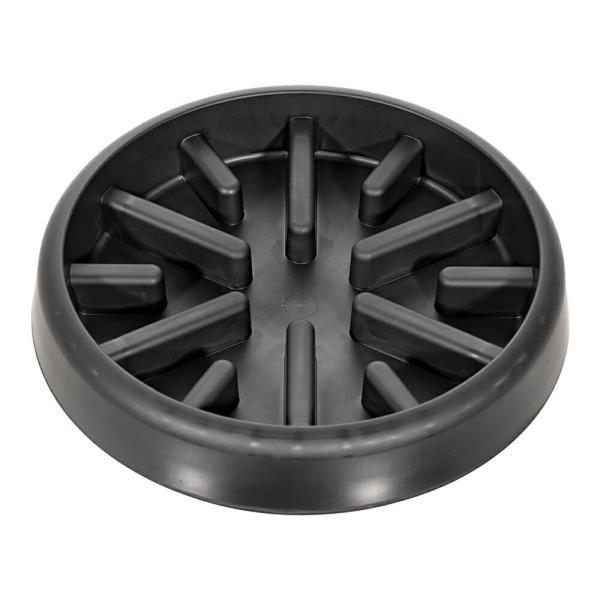 インテリアスタイリッシュプレート　５号　ブラック　ガーデニング　園芸　ガーデニング用品　園芸用品　鉢プレート　鉢皿　皿　硬め　プラスチック　多肉植物　多肉　エケベリア　植木鉢　simple_pot　4515599059422　観葉植物　植物...