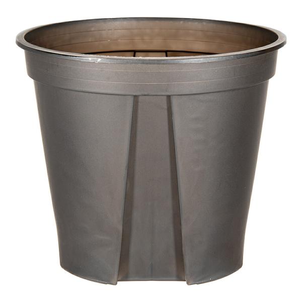 スリット鉢　植木鉢　鉢　ガーデニング用品　ねこのどうぐ屋　ＣＢＫ−ＰＯＴ　６号　クリアブラック　ガーデニング　苗木　苗　果樹　家庭菜園　園芸用品　根張り　野菜　観賞用　観葉植物　サークリング現象　はち　スリット　スリッド　ポット　鉢ポット　...