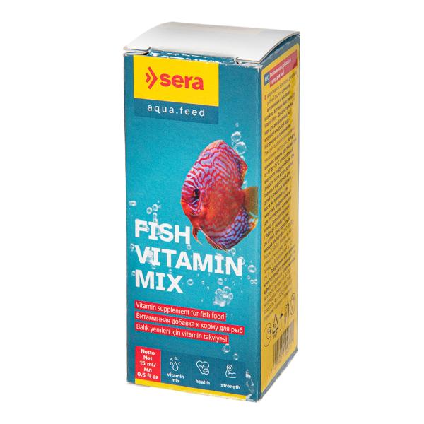 メーカー：セラジャパン セラ　フィッシュビタミンＭＩＸ　１５ｍｌ　熱帯魚　淡水・海水用　ビタミン添加　4001942559515　20260721　ｙ26ｍ07　cngc　アクアリウム用品　アクアリウム　アクア用品　ビタミン　マルチビタミン...