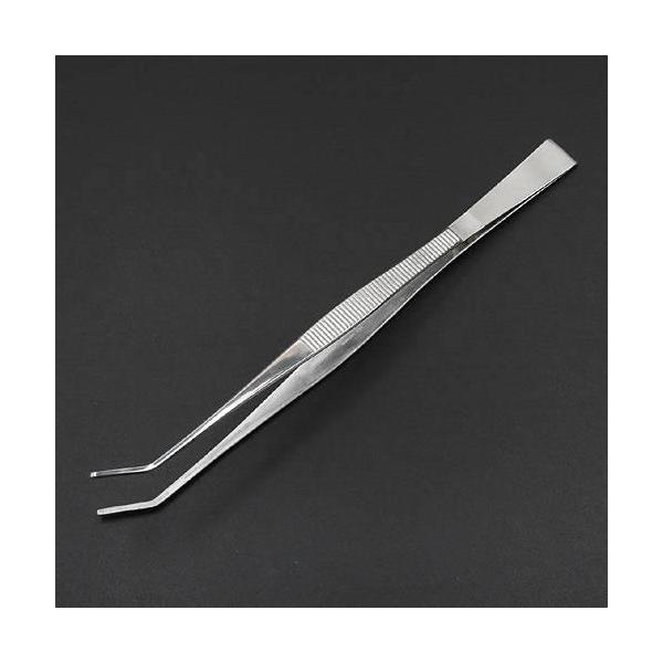 paludarium　パルダリウム　テラリウム　アクアリウム用品　_kame　_insect　_hachu　金魚　メダカ　アクア用品　メンテナンス用品　ピンセット　トラスコ中山　ステンレスピンセット　ギザ　150mm　先曲　TSP―24　メ...