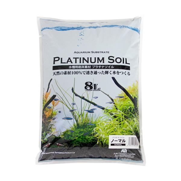 メーカー：ＪＵＮ platinumj_soil　アクアリウム用品　アクア用品　熱帯魚　底床　ソイル・土　ノーマル　こげ茶・黒　ＪＵＮ　プラチナソイル　８Ｌ　ソイル・　4582155802532　ss10mdm_junsoi　メダカ　水草　o...