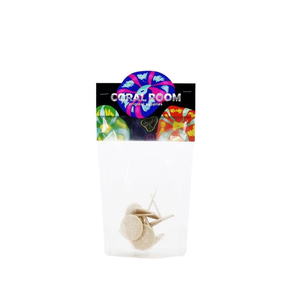 プラグ　加工済み　Ｌサイズ　１０本　コーラルフラグ　コーラルプラグ　フラグプラグ　サンゴプラグ　サンゴフラグ　Coralfrag　plag　ポリカーボネイト　OSH　サンゴ　石　海水　水槽　飾り　レイアウト　Plantstech_coral...