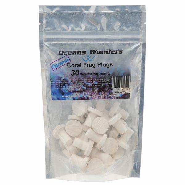 メーカー：アクアテイラーズ アクアリウム用品　アクア用品　海水　サンゴ　接着　ハードコーラル　セラミック　固定　接着剤　Ｏｃｅａｎｓ　Ｗａｎｄｅｒｓ　コーラルフラッグ　プラグ　ホワイト　３０個　20190712　ｋｓｚｋ　size_unme...