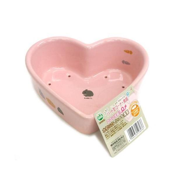 メーカー：マルカン 小動物　鳥　ウサギ　食器　マルカン　うさぎのハート型コーナー食器　pedyr99　usa_shirabe0308　vlen2015_animal　vlen2016_animal　4906456528036　opa2_ch...
