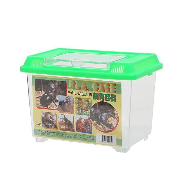 メーカー：鈴木製作所 鈴木製作所　プラケース　飼育容器　小　緑　２２５×１５０×１５７ｍｍ　_aqua　金魚・メダカ　亀・爬虫類用品　ケージ・ネット　亀・爬虫類　ケージ　小動物　ひよこ　小鳥　小動物用品　カブト・クワガタ・用品　プラケース他...