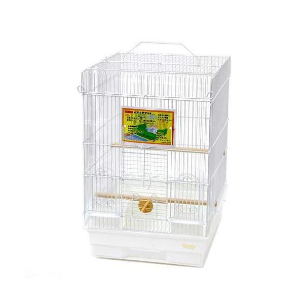 メーカー：ＨＯＥＩ cage　35tnrps　white　小動物　鳥　ケージ・飼育容器　幅４０ｃｍ〜　奥行３０ｃｍ〜　高さ５０ｃｍ〜　豊栄　３５手のり　ピュアホワイト　セキセイインコ　コザクラインコ　ＨＯＥＩ　20100731　ＴＴ２　je...