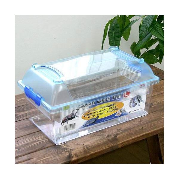 メーカー：三晃商会 SANKO　_aqua　昆虫用品　飼育用品　プラケース　コバエ防止機能付き　カブト・クワガタ・用品　ヤドカリ　プラケース他　20100508　ＭＩ　ＣＬＥＡＮＣＡＳＥクリーンケース　_insect　ok_ydkr　497...