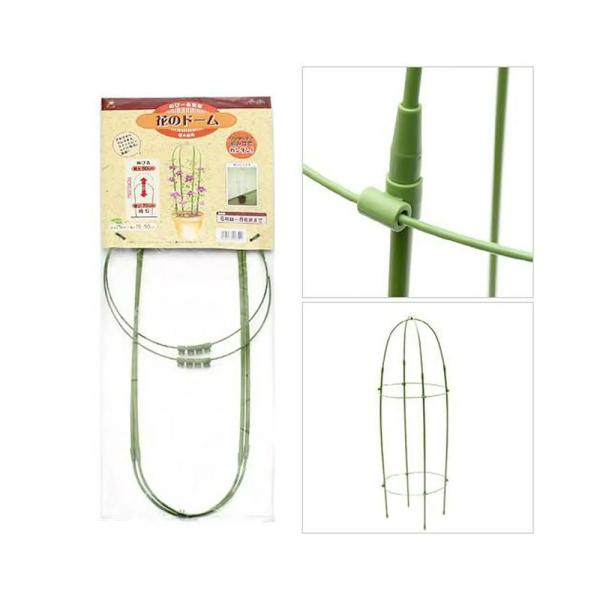 メーカー：第一ビニール 支柱　ガーデニング　園芸用品　20101122　MI　_gardening　4968438006529　花　ドーム　opa2_delete　あさがお　朝顔　輪　クレマチス　スイートピー　リング