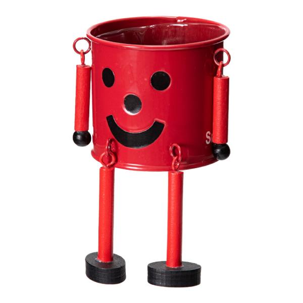 メーカー：ケーイーアイ 鉢カバー　鉢　植木鉢　ガーデニング用品　_gardening　ガーデニング　インテリア　園芸用品　置物　マスコット　ブリキマン　brikiman_S　ブリキマン1231　20101231　MI　burikiman_s...