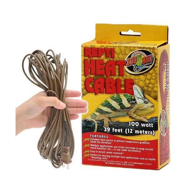 メーカー：ZOOMED　ズーメッド 爬虫類　ヒーター　sfset　亀・爬虫類　は虫類　両生類　用品　ズーメッド　REPUTI　HEAT　CABLE　ＺＯＯＭＥＤ　保温・サーモ・電球　保温球　赤外線放射　ケーブルヒーター　ラインヒーター　zo...