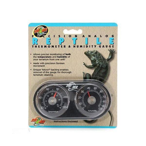 メーカー：ZOOMED　ズーメッド paludarium　パルダリウム　テラリウム　horei_hatyu_ondsamo　爬虫類　両生類用品　ZOOMED　温度計　気温　室温　サーモメーター　湿度　摂氏　華氏　アナログ表示　zoomed_...