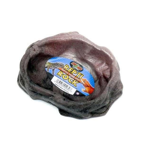 メーカー：ZOOMED　ズーメッド 爬虫類・両生類用品　ZOOMED　ズーメッド　エサ入れ　水入れ　REPTI　ROCK　REPTIL　WATER　DISH　エサ皿　餌皿　ビバリウム　テラリウム　レイアウト用品　フードディッシュ　WD-30...