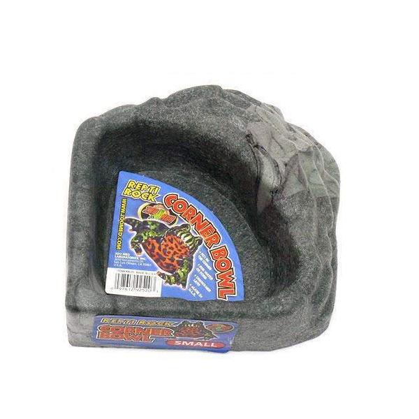 メーカー：ZOOMED　ズーメッド 爬虫類　両生類用品　ZOOMED　ズーメッド　エサ入れ　水入れ　REPTI　ROCK　CORNER　BOWL　エサ皿　餌皿　ビバリウム　テラリウム　レイアウト用品　コーナー　ボウル　KB-20　zoome...