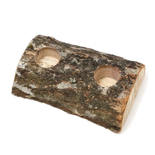 メーカー：(株)リーフ Leaf Corp usymlist　本格　原木　ゼリー皿　昆虫　広葉樹　１６〜１８ｇ　カブトムシ　クワガタ　餌皿　止まり木　転倒防止　足場木　ナラ　クヌギ　樹皮　自然な風合い　国産　日本産　レイアウト　自然　202...