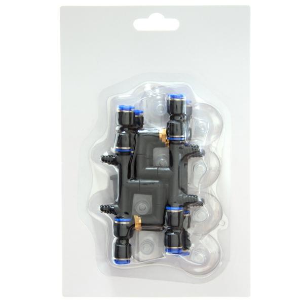 メーカー：(株)リーフ Leaf Corp reveiwcouponleafrep　ミスティングシステム用ノズル　6mmチューブ用　4個入り　4582645931537　爬虫類　両生類　テラリウム　パルダリウム　保湿　加湿　ミスト　ミスティ...