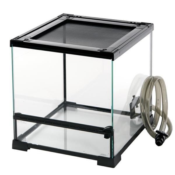 メーカー：(株)リーフ Leaf Corp paludarium　パルダリウム　テラリウム　line2462terarium　爬虫類ケージ　爬虫類　ケージ　テラスペース　３０×３０×３２ｃｍ　穴あり　ドレン付き　両生類　飼育ケージ　hw1f...