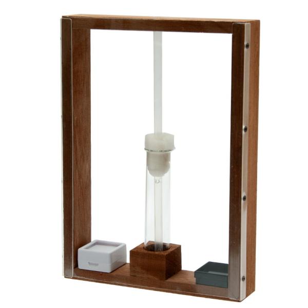 クサヒバリ、カンタンが飼育できる！　小型鳴き虫用アートフレームＤＩＹキット　ダークブラウン　4582645941314　昆虫　鳴き虫　飼育セット　飼育キット　ＤＩＹ　作成キット　カンタン　クサヒバリ　ヒバリモドキ　ヤマトヒバリ　アートフレー...