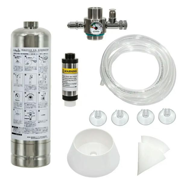 メーカー：アクロ アクロ　化学反応式ＣＯ２ジェネレーター用　ボンベ　レギュレーターセット　4582645945251　Leaf　リーフコーポ　リーフ　リーフコーポレーション　4589498998601　アクアリウム用品　hwlist　アクア...