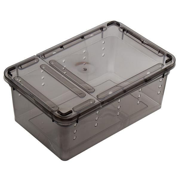 メーカー：(株)リーフ Leaf Corp 爬虫類ケージ　ブリードボックス　Ｓサイズ　ブラック　１９×１２．５×７．５ｃｍ　4582645946685　爬虫類　ケージ　亀　爬虫類　両生類　飼育ケース　昆虫用品　小型種　クワガタムシ　くわがた...