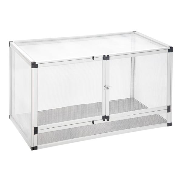 メーカー：(株)リーフ Leaf Corp アルミメッシュケージ　８０×４５×４６ｃｍ　爬虫類　飼育ケージ　4582645948788　hw1fszlist　トカゲ　モニター　カメレオン　植物　樹上性　ツリーモニター　エボシカメレオン　パン...