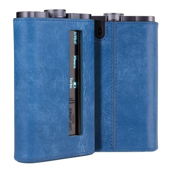MITER ケース For iFi Audio xDSD Gryphon/Gryphon Pro グリフォン用 カバープロテクター手作りレザーケース Gryphon cover (Blue)商品コード：49050047354型番：xDSD-...