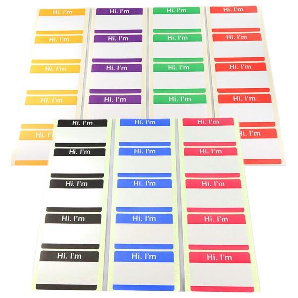 Royal Flush 名札ラベルシール 7色（レッド、パープル、イエロー、グリーン、ピンク、ブルー、ブラック）70枚セット 日本製商品コード：49053563149型番：RF-1515サイズ：85×57mmカラー：マルチカラー【商品】Ro...