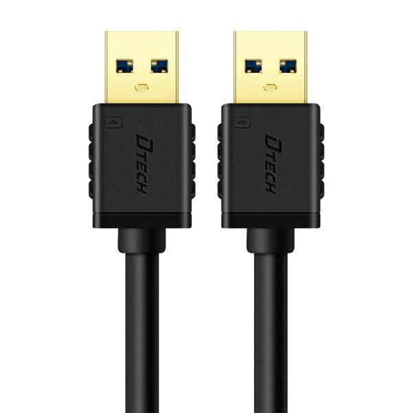 DTECH USB 3.0 ケーブル 0.25m タイプA-タイプA オス-オス 金メッキコネクタ搭載 ブラック商品コード：49063167881型番：CU0301サイズ：0.25mカラー：ブラック「タイプAオス- タイプAオス」:USB3...