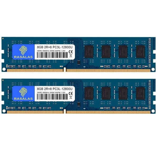 DDR3L-1600 PC3L-12800U 8GB×2枚 UDIMM デスクトップPC用メモリ 16GB 240Pin 電圧1.35V ＆ 1.5V 両対応商品コード：49063168411型番：PC3L-12800Uサイズ：DDR3-S...