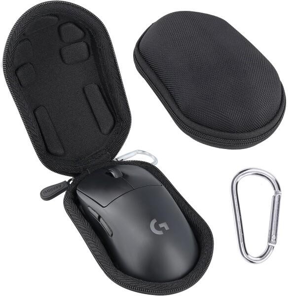 Logicool G ロジクール G G703h / G PRO / G304 / G PRO X SUPERLIGHT/G PRO X SUPERLIGHT 2 ゲーミングマウス ワイヤレス 専用収納ケース ブラック（ケースのみ）-Aen...