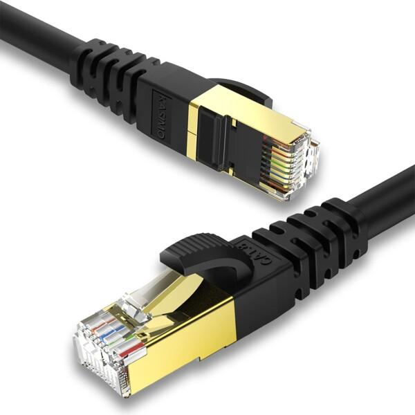 3M KASIMO LANケーブル CAT8 カテゴリ-8 26AWG 40Gbps 2000MHz 超高速 有線ケーブル SFTP RJ45 二重シールト イーサネットケーブル ルーター PC ps4 ps5 XBox PoEに対応ランー...