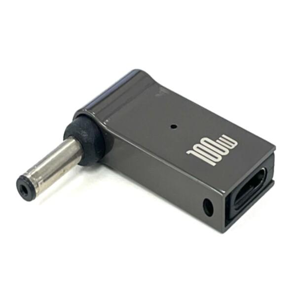 fine-R 100W DC 4.0×1.35mm ノートパソコン PD 充電 変換アダプター 90° L型 L字 TYPE-C USB-C 変換プラグ (PL保険加入品) (100WP 40135)商品コード：49063175435型番：...