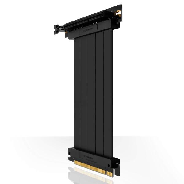 EZDIY-FAB 新しいバージョンPCI Express PCIe3.0 16xライザーケーブル 拡張ポート 超極高速シールド垂直GPUマウント ゲーム用 アダプタ高速ライザーカード ストレートコネクタ GPUライザーケーブル - 30C...