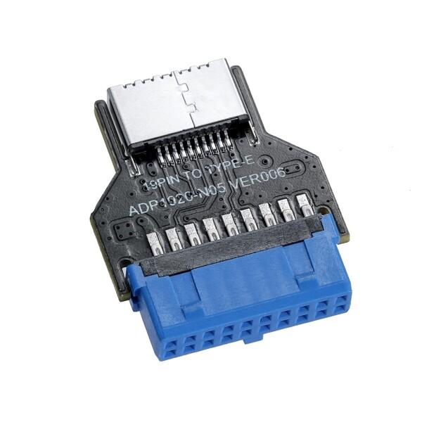 MZHOU USB 3.0 19ピンヘッダーからType-C フロントAキーインターフェース-USB Type EポートをPCフロントパネルUSBポートに拡張 (ADP1920-N05 VER006)商品コード：49063183745型番：...